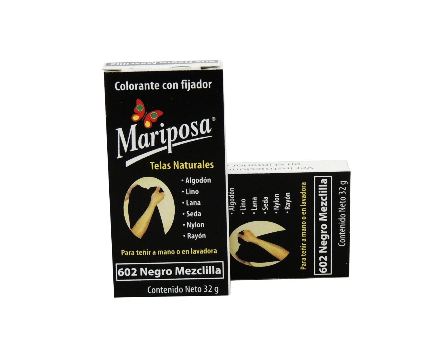 Colorantes para Teñir Ropa Mariposa 32grs – Comercializadora Hiro