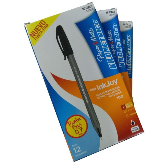 Pluma Kilométrico Fino caja con 12pzs – Comercializadora Hiro